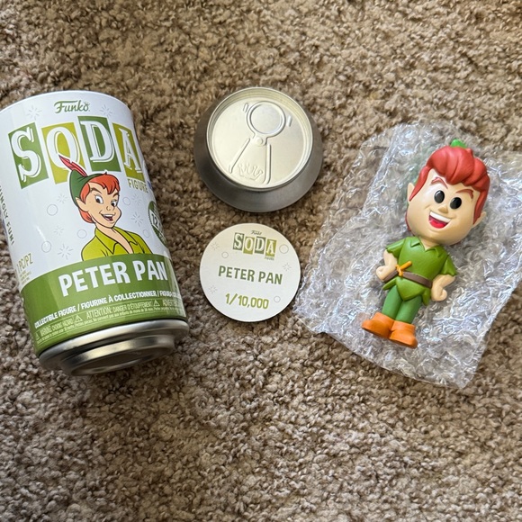 Funko | Toys | Funko Soda Peter Pan Figure Green And Red | Poshmark